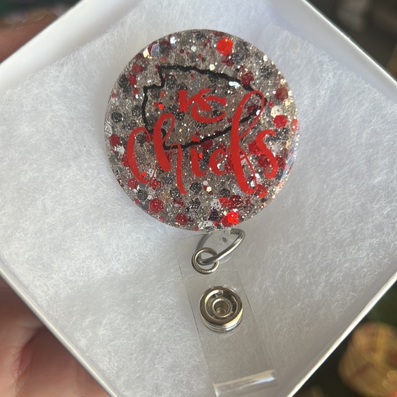 Accessories | Kansas City Chiefs Badge Clip | Poshmark